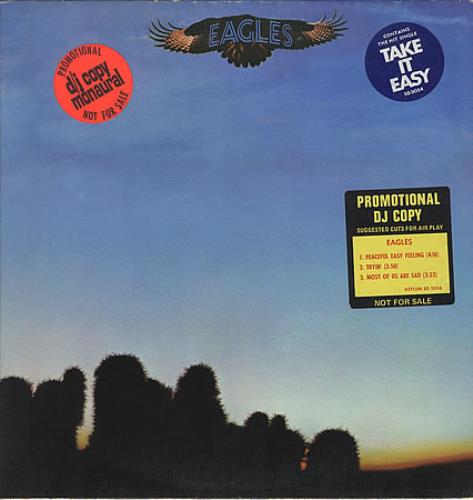 Eagles Eagles - White Label US Promo vinyl LP album (LP record) (403704)