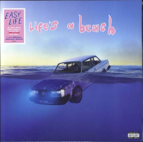 Easy Life Life's A Beach - Red Vinyl - Sealed UK vinyl LP album (LP ...