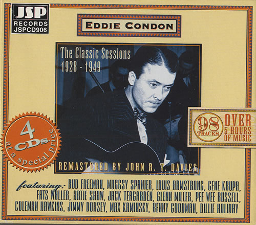 Eddie Condon The Classic Sessions 1928-1949 UK 4-CD album set (488069)