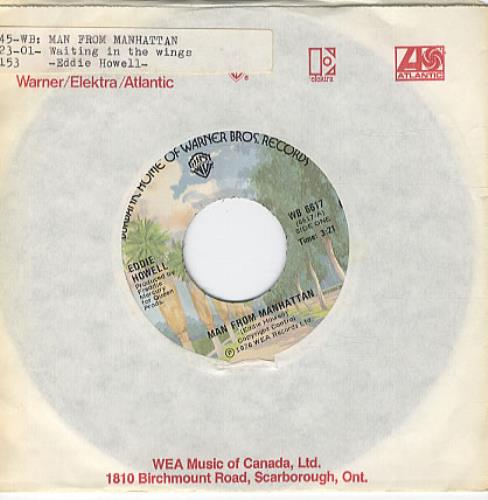 Eddie Howell Man From Manhattan Canadian 7" vinyl single (7 inch record ...