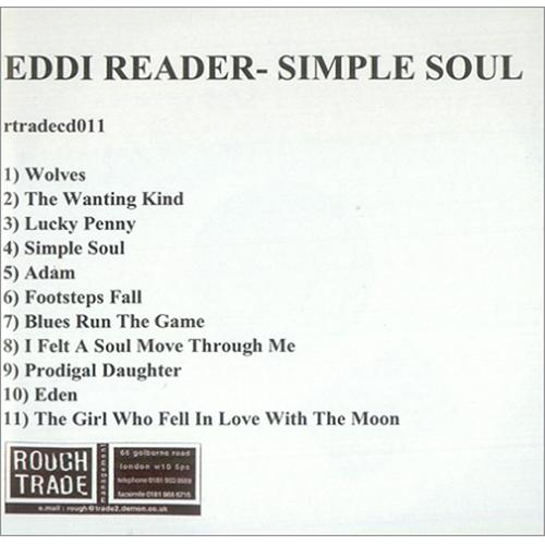 Eddi Reader Simple Soul UK Promo CD-R acetate (426166)