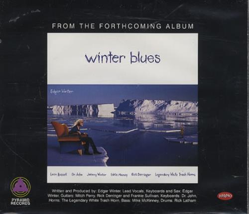 Edgar Winter Winter Blues US Promo CD album (CDLP) (249134)