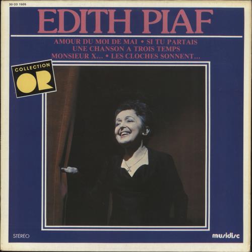 Edith Piaf Edith Piaf French vinyl LP album (LP record) (743534)