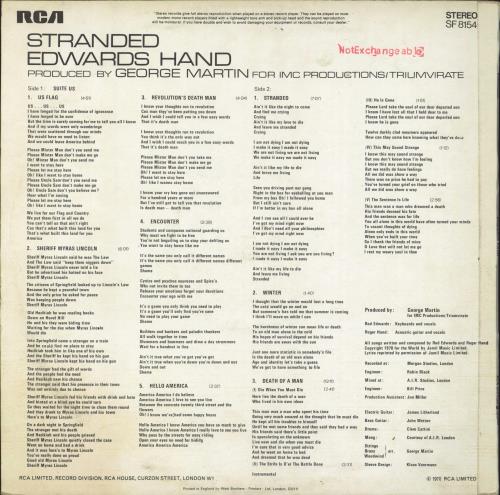 Edwards Hand Stranded UK vinyl LP album (LP record) (793085)