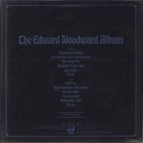 Edward Woodward The Edward Woodward Album - Sealed UK vinyl LP album ...
