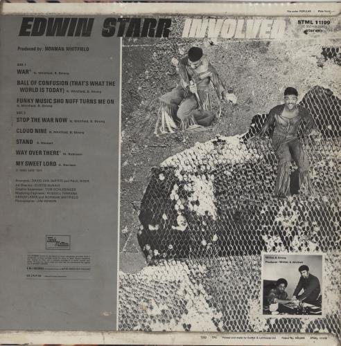Edwin Starr Involved UK vinyl LP album (LP record) (754977)