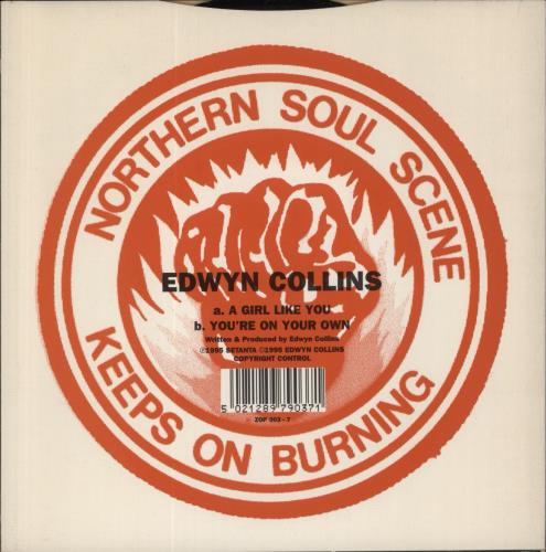 Edwyn Collins A Girl Like You UK 7" vinyl single (7 inch record / 45 ...