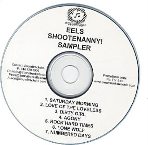 Eels Shootenanny! Sampler US Promo CD-R acetate (334452)