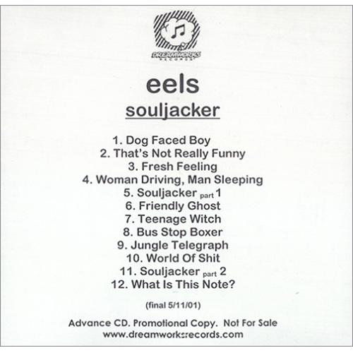 Eels Souljacker US Promo CD-R acetate (202168)