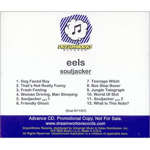 Eels Souljacker US Promo CD-R acetate (202168)