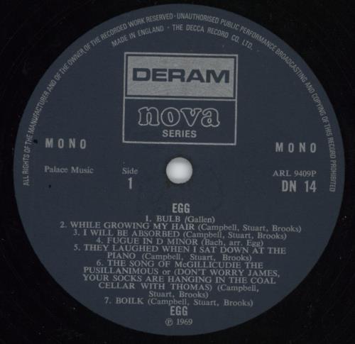 Egg Egg - 1st - Stickered Sleeve UK vinyl LP album (LP record) (800443)