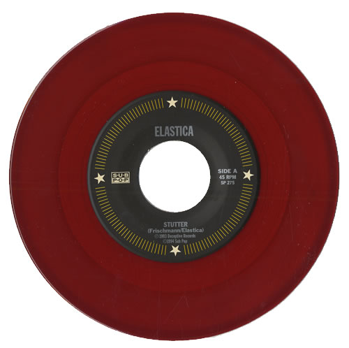 Elastica Stutter - Sup Pop US 7" vinyl single (7 inch record / 45) (62727)