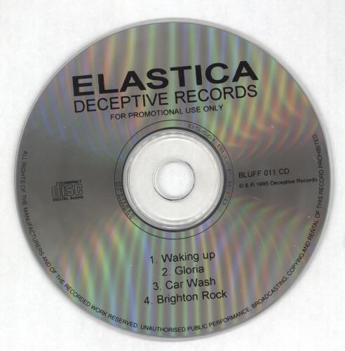 Elastica Waking Up UK Promo CD single (CD5 / 5") (42212)