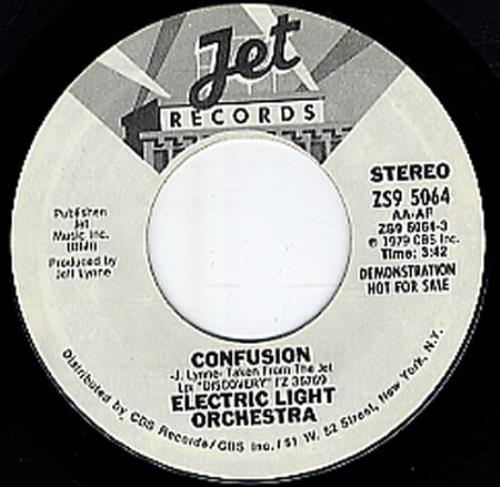 Electric Light Orchestra Confusion US Promo 7" vinyl single (7 inch ...