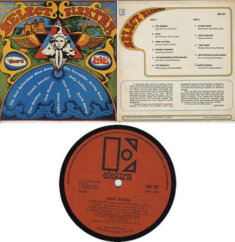 Elektra Select Elektra UK vinyl LP album (LP record) (210389)