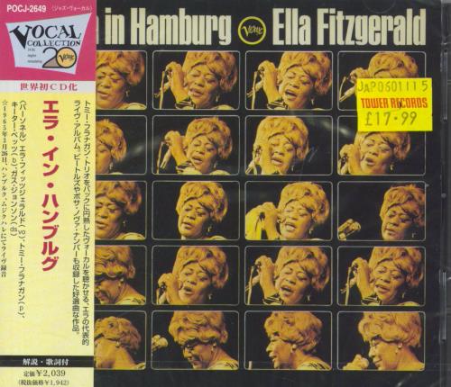 Ella Fitzgerald Ella In Hamburg - Sealed Japanese CD album (CDLP) (830388)