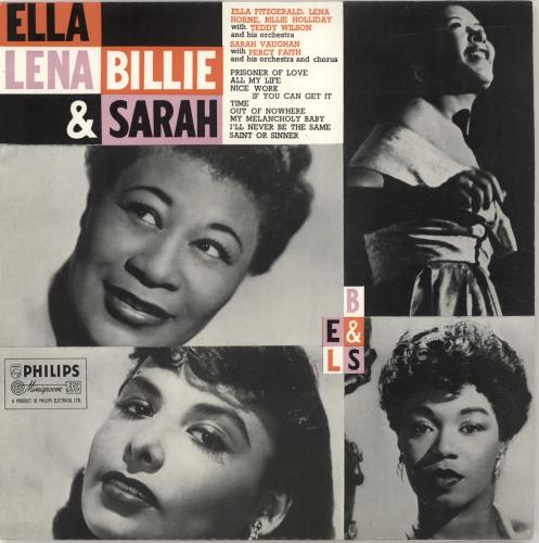 Ella Fitzgerald Ella, Lena, Billie And Sarah UK 10" vinyl single (10 ...