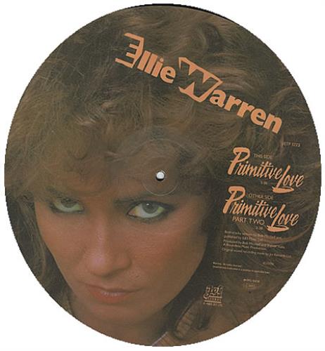 Ellie Warren Primitive Love UK 12" vinyl picture disc (12 inch picture record) (45428)