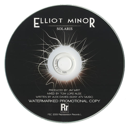 Elliot Minor Solaris UK Promo CD-R acetate (494066)