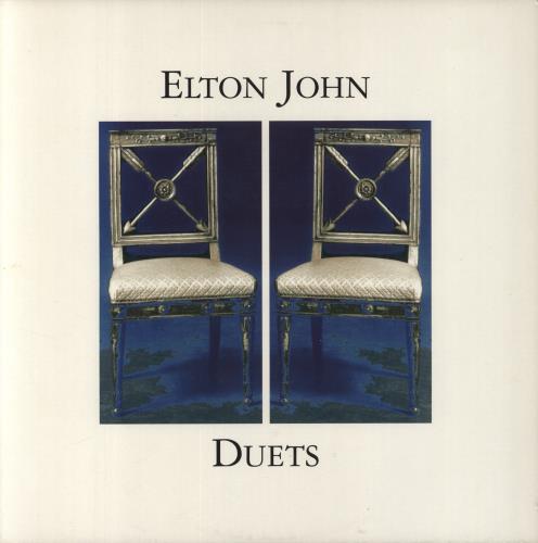 Elton John Duets UK 2-LP vinyl record set (Double LP Album) (207748)