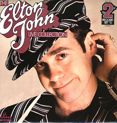 Elton John 'Live' Collection UK 2-LP vinyl record set (Double LP Album ...