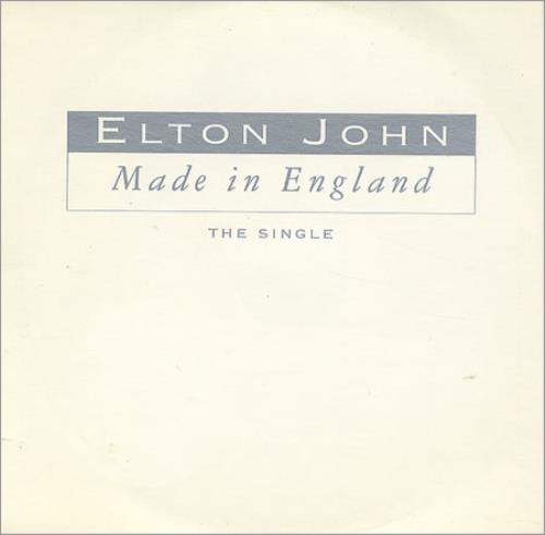 Elton John Made In England UK Promo CD single (CD5 / 5") (47063)