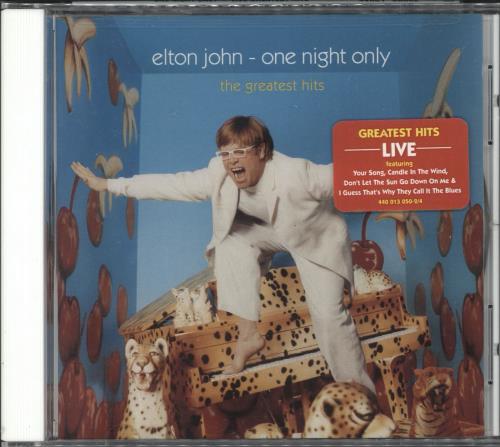 Elton John One Night Only US CD album (CDLP) (726301)