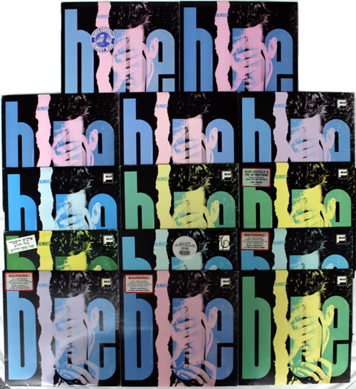 Elvis Costello Almost Blue - Collection of 14 Different Issues UK vinyl ...
