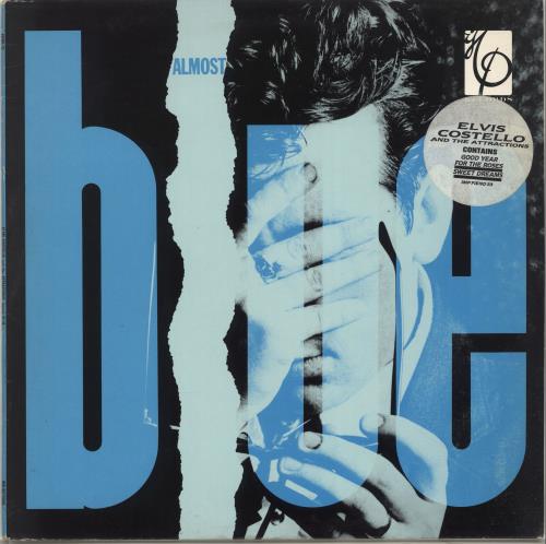 Elvis Costello Almost Blue UK vinyl LP album (LP record) (692758)