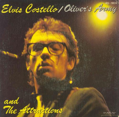 Elvis Costello Oliver's Army Spanish 7" vinyl single (7 inch record ...