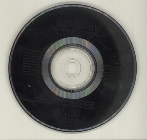 Elvis Costello This Town US Promo CD single (CD5 / 5") (1843)