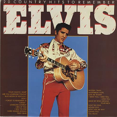Elvis Presley 20 Country Hits To Remember UK vinyl LP album (LP record ...