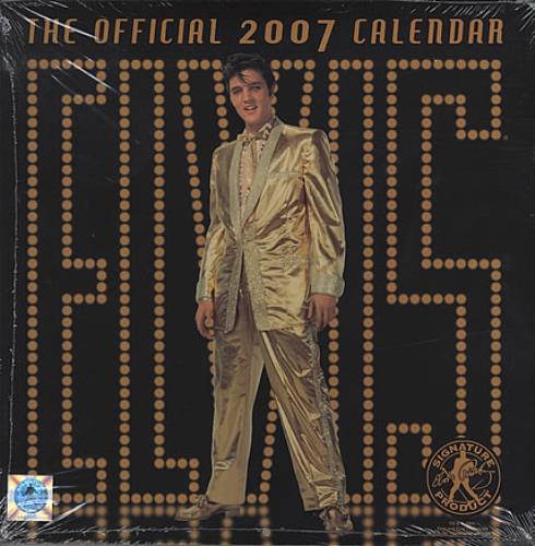 Elvis Presley 2007 Official Calendar UK calendar (386057)