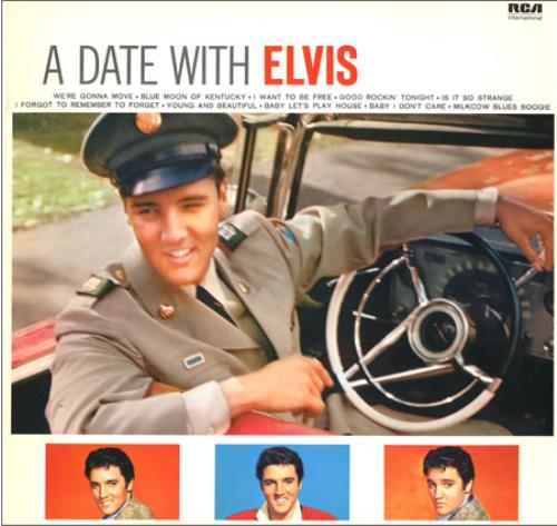 Elvis Presley A Date With Elvis UK vinyl LP album (LP record) (240203)