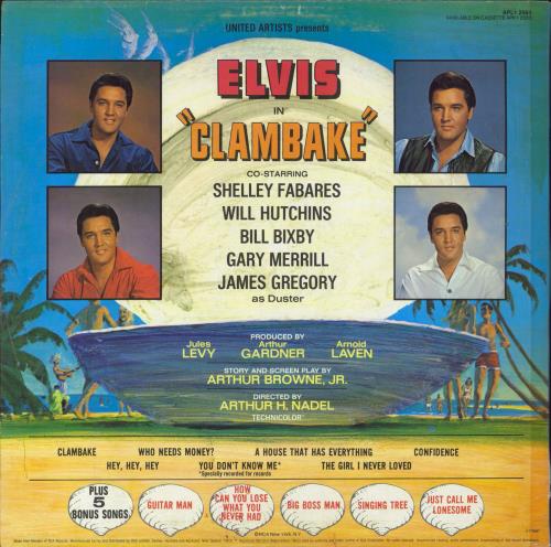 Elvis Presley Clambake Australian vinyl LP album (LP record) (795752)