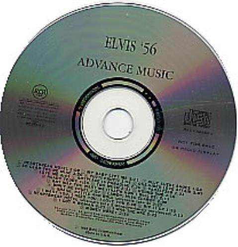 Elvis Presley Elvis '56 - Advance Music US Promo CD album (CDLP) (256108)