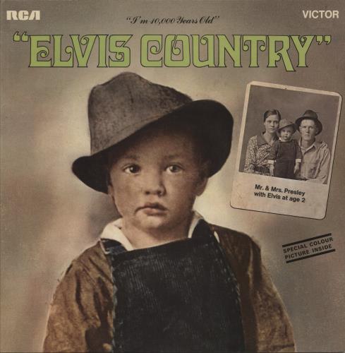 Elvis Presley Elvis Country UK vinyl LP album (LP record) (273613)