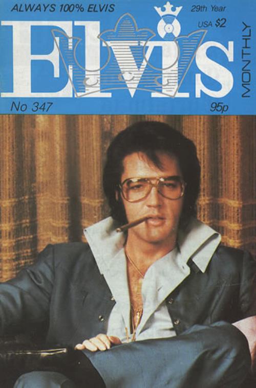Elvis Presley Elvis Monthly - 29th Year UK magazine (418077) 336-347