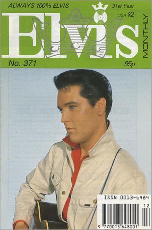 Elvis Presley Elvis Monthly - 31st Year UK magazine (418089) 360-371