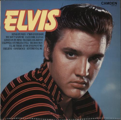 Elvis Presley Elvis UK vinyl LP album (LP record) (373188)