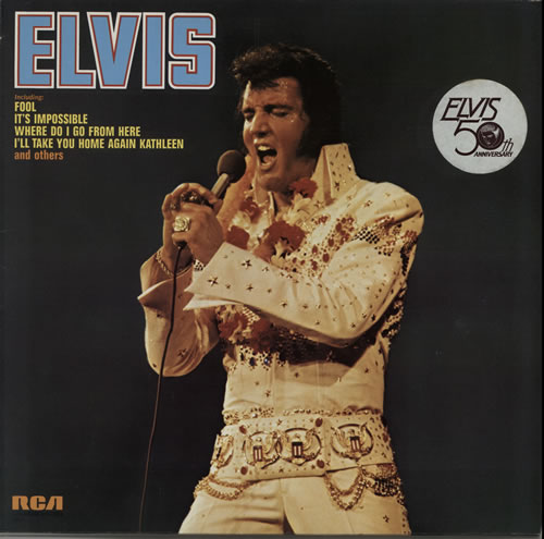 Elvis Presley Elvis UK vinyl LP album (LP record) (571768)