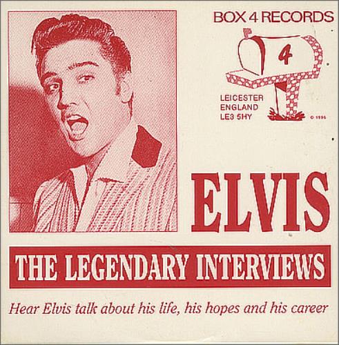 Elvis Presley Elvis: The Legendary Interviews UK CD album (CDLP) (372946)