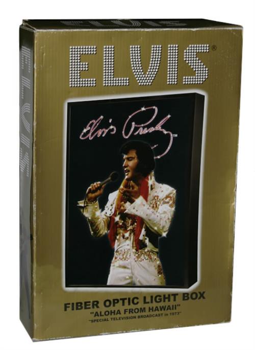 Elvis Presley Fibre Optic Light Box UK memorabilia (467228)