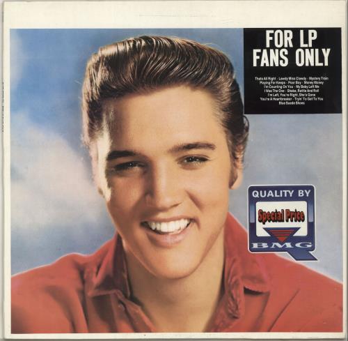 Elvis Presley For LP Fans Only UK vinyl LP album (LP record) (369445)