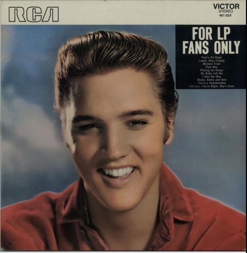 Elvis Presley For LP Fans Only French vinyl LP album (LP record) (653063)