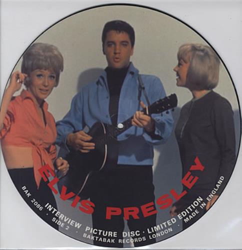 Elvis Presley Interview Picture Disc UK picture disc LP (vinyl picture ...