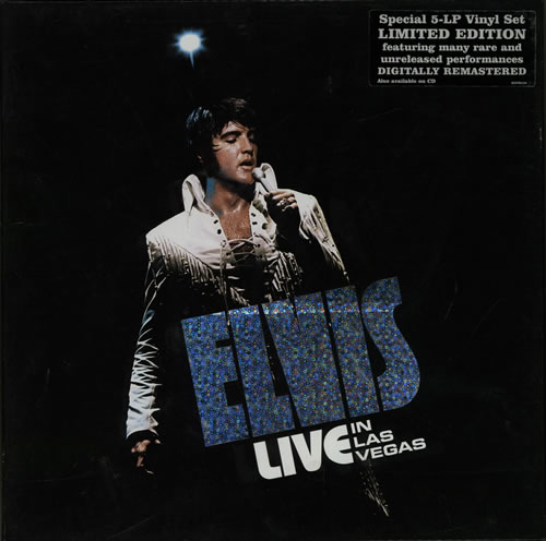 Elvis Presley Live In Las Vegas - EX UK Vinyl Box Set (586978)