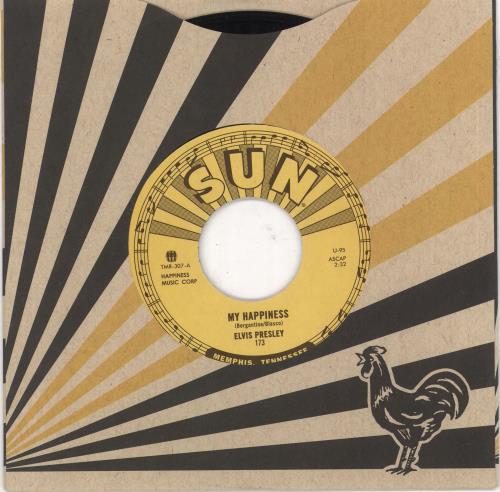 Elvis Presley My Happiness US 7" vinyl single (7 inch record / 45) (735917)