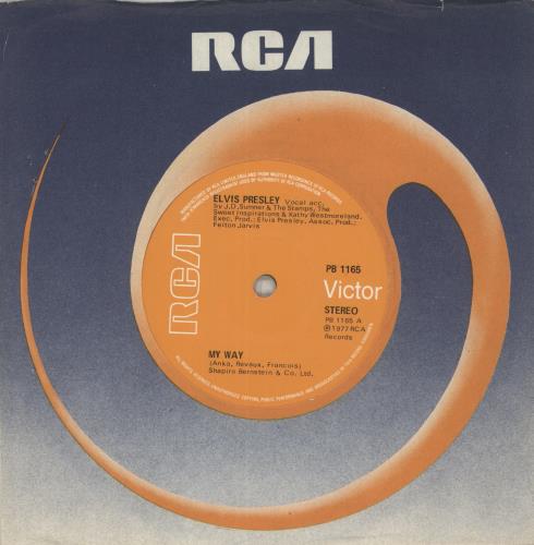 Elvis Presley My Way - Solid UK 7" vinyl single (7 inch record / 45 ...