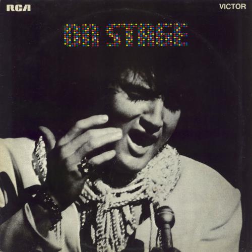 Elvis Presley On Stage UK vinyl LP album (LP record) (572416)
